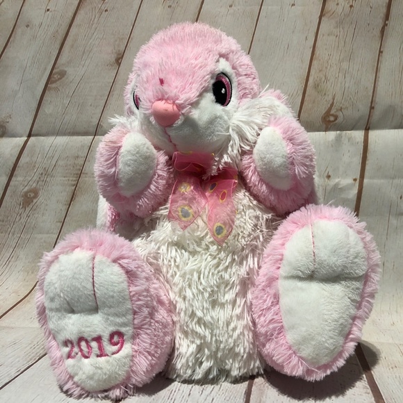 Dan Dee | Toys | Dan Dee Collectors Choice Pink Fluffy Bunny Rabbit ...